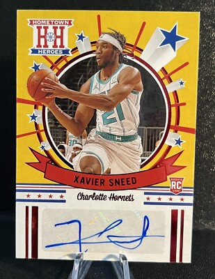 2021-22 NBA Hopps XAVIER SNEED *Hometown Heroes* Rookie Auto ~ Warriors ...