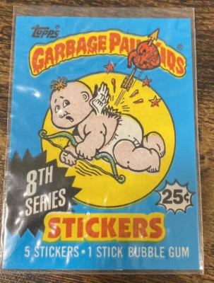 1987 Topps GPK Original 8th Series 8 OS8 Garbage Pail Kids Wax Wrapper ...