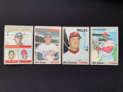 1970 Topps Baseball Card Starter Set of 138 Cards Poor High Numbers ...