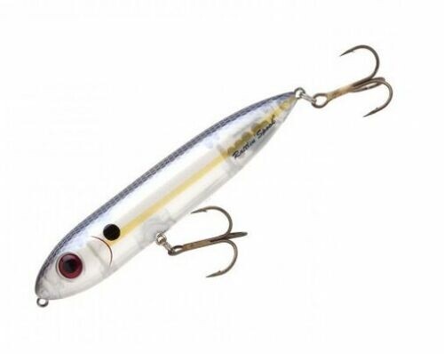 Heddon XR9253432 Rattlin' Spook Topwater Bait 4 1/2" 3/4 Oz Pearl Shad ...