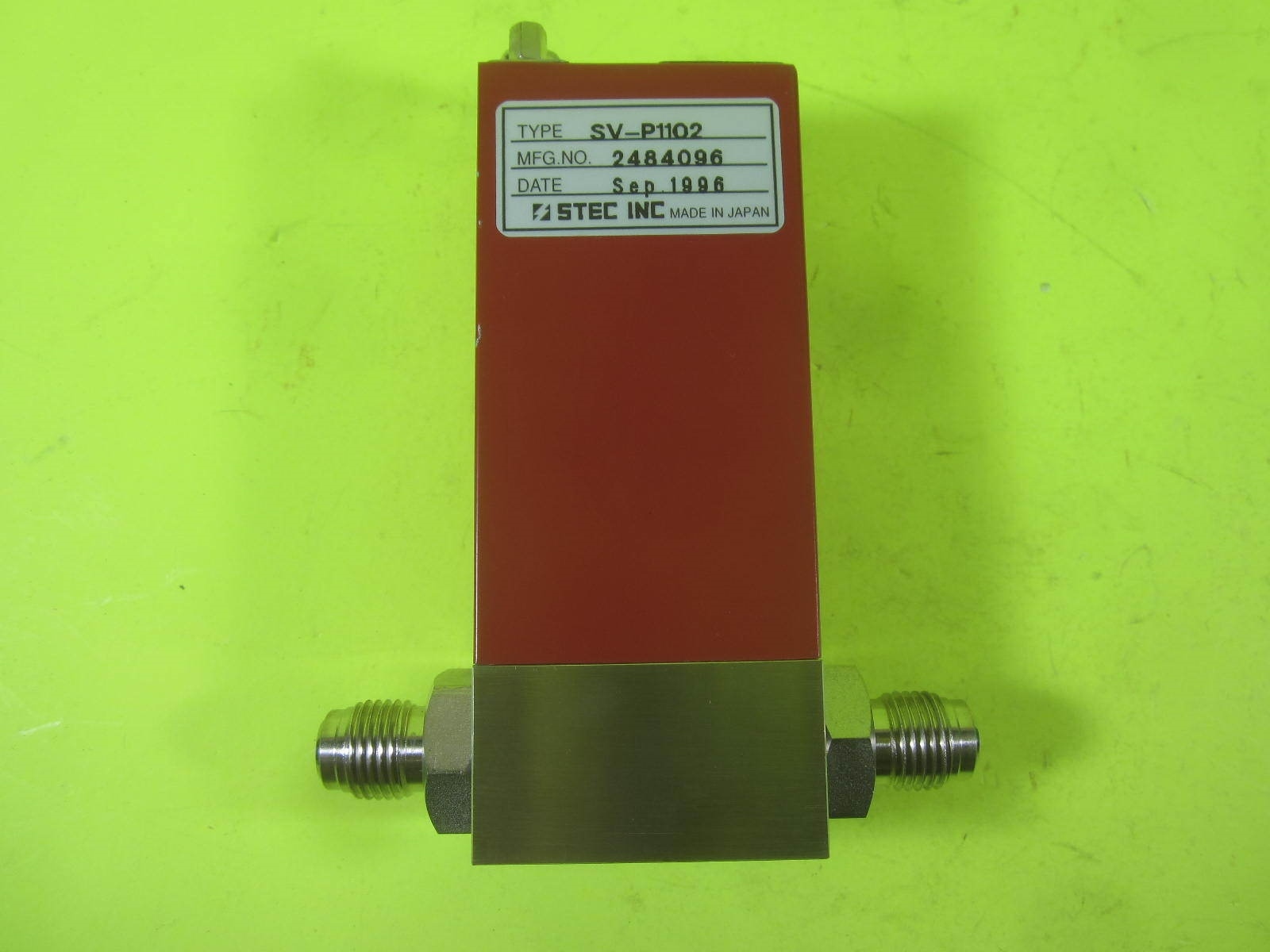 STEC Mass Flow Controller MFC -- SV-P1102 -- Used | eBay
