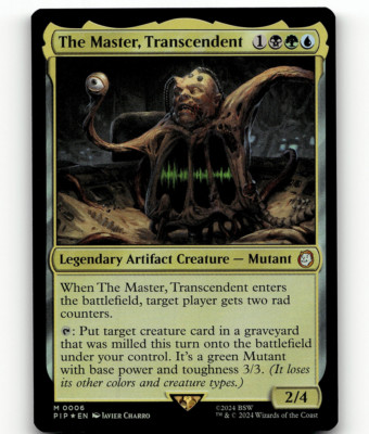 FOIL - MTG The Master, Transcendent - Universes Beyond: Fallout | eBay