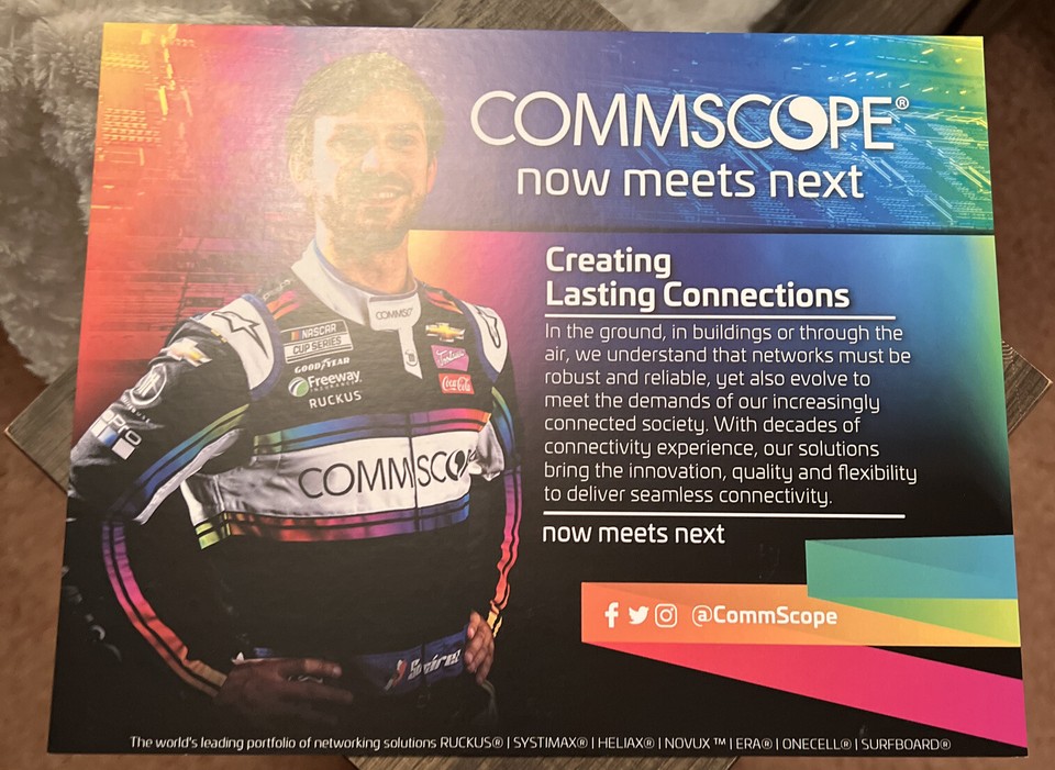 Daniel Suarez 2022 Commscope Hero Card | eBay