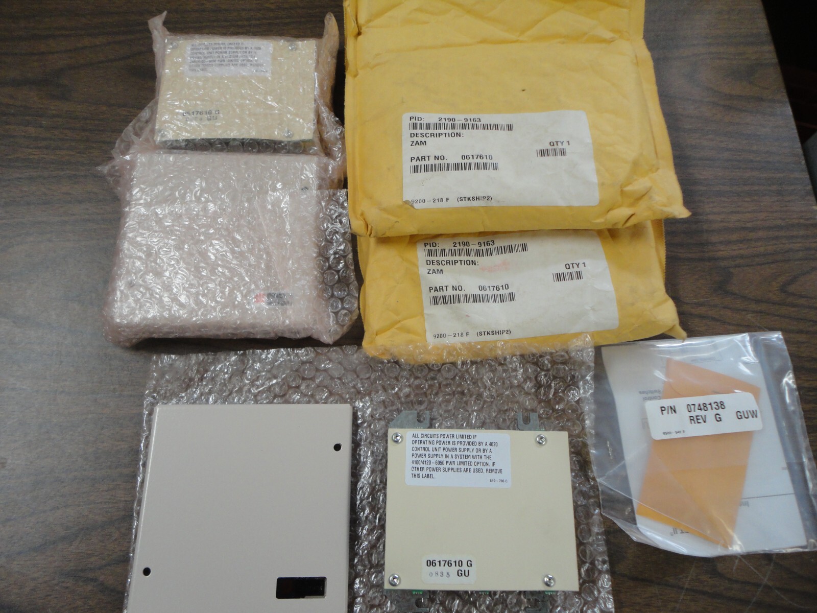 "LOT of THREE" "NEW" - SIMPLEX FIRE ALARM #2190-9163 ZAM Control Module ...