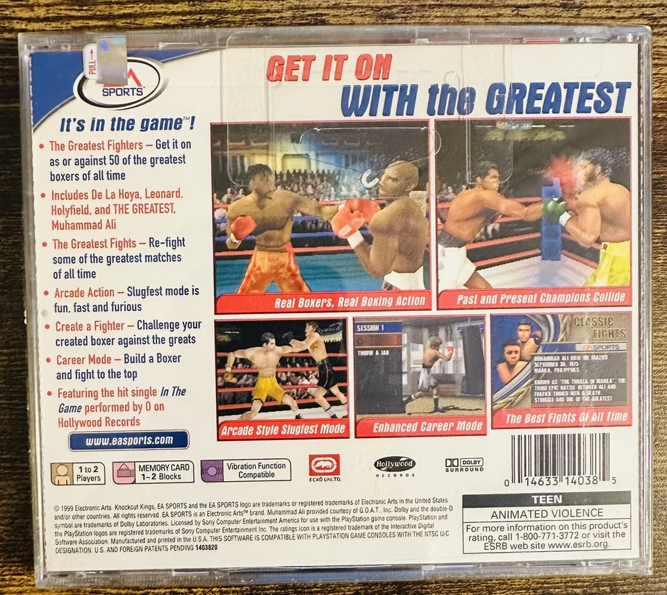 EA Sports Knockout Kings 2000 PS1 PlayStation 1 Sealed Brand New ...