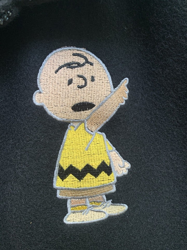 Vtg CHARLIE BROWN Jacket Varsity Snoopy Peanuts Iceberg Men’s 2XL 90s ...