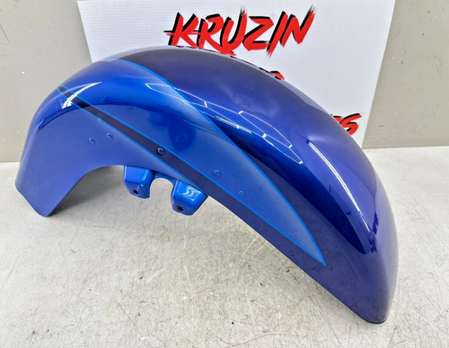 2007 Harley Electra Glide CVO OEM HD Front Fender Lightning Blue ...