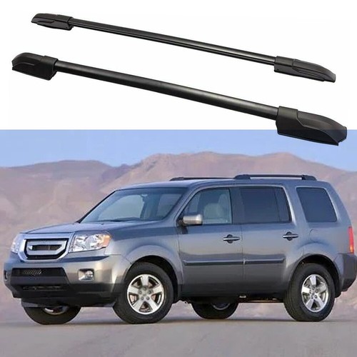 2PCS Roof Rails Fits For Honda Pilot 2009-2015 Cross Bar Luggage Kayak ...
