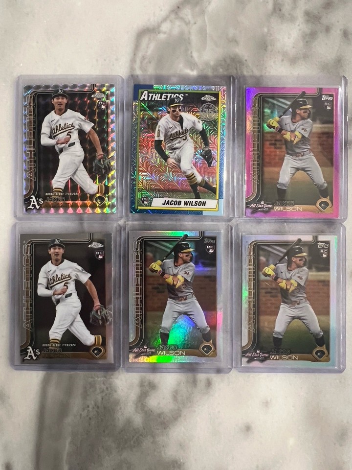 Jacob Wilson Rookie Card Lot (15 Cards) | eBay