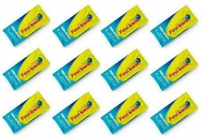 Fevi Kwik instant Glue (pack of 12) Super performance Quick stick in ...