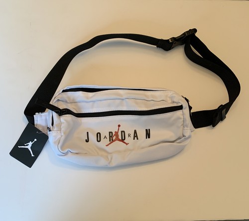 Nike Air Jordan Waist Bag Fanny Pack Cross Body Bag (9A0201-001) white ...