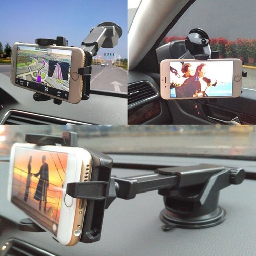360°Rotatable Mobile Phone Holder Car Bracket Stand Windscreen Suction ...