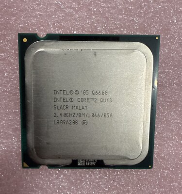 Intel Core 2 Quad Q6600 2.4GHz Quad-Core (HH80562PH0568M) Processor ...