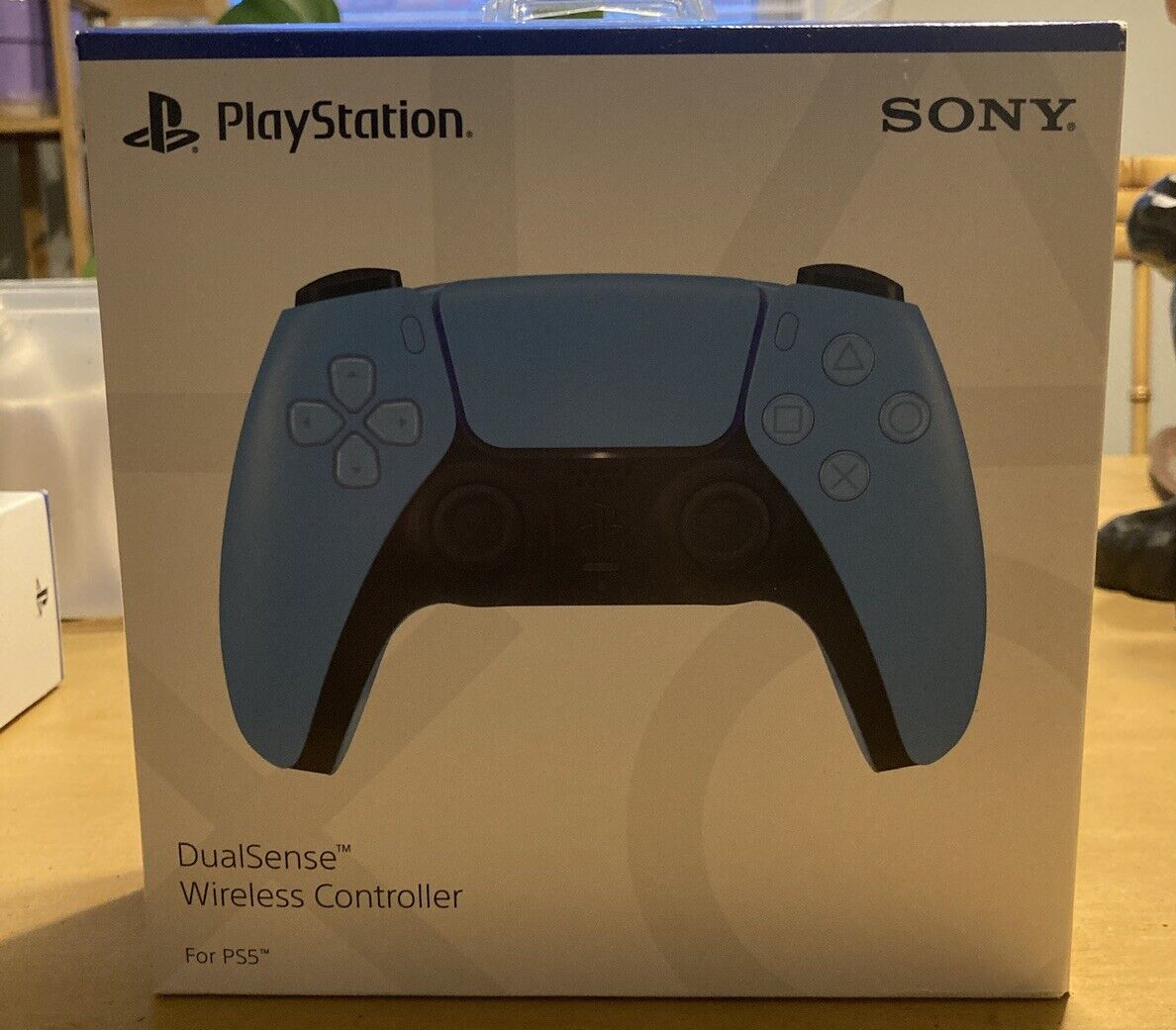 PLAYSTATION 5 Box Starlight Blue Dualsense PS5 CONTROLLER (BOX ONLY) | eBay