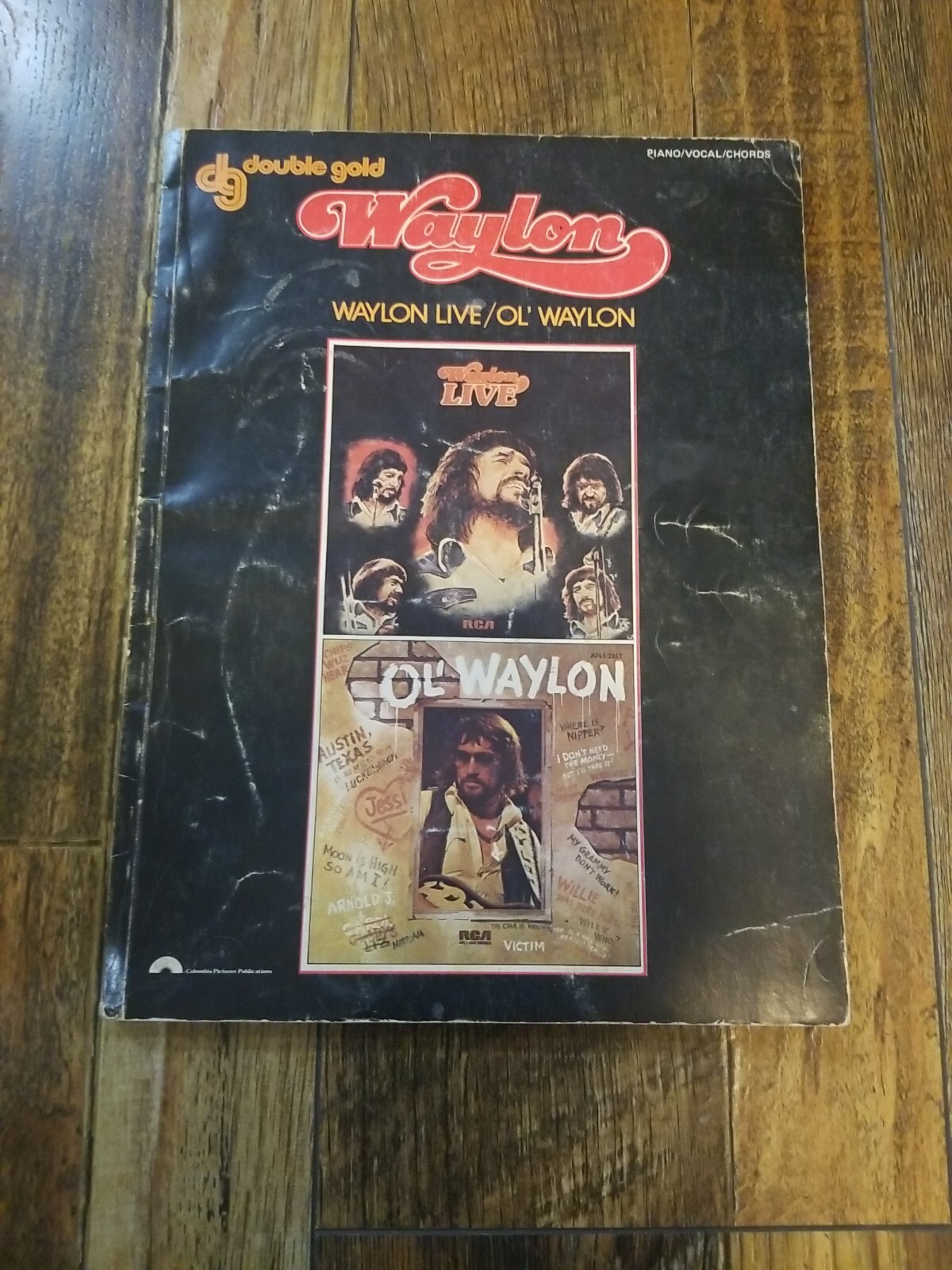 Waylon Jennings Live & Ol Waylon Songbook, Piano, Vocal & Chords 1977 ...