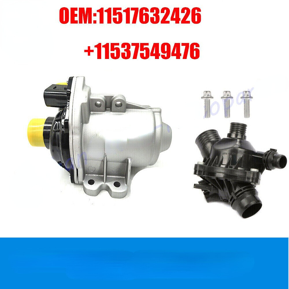 Electric Engine Water Pump & Thermostat For BMW 335i 535i 640i ...