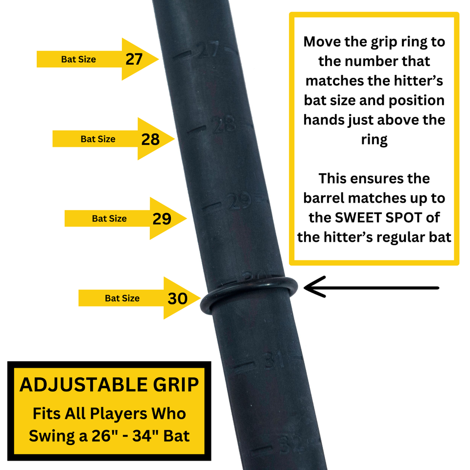 The Rope Bat - Baseball / Softball Swing Trainer w/ 12 Training Balls ...