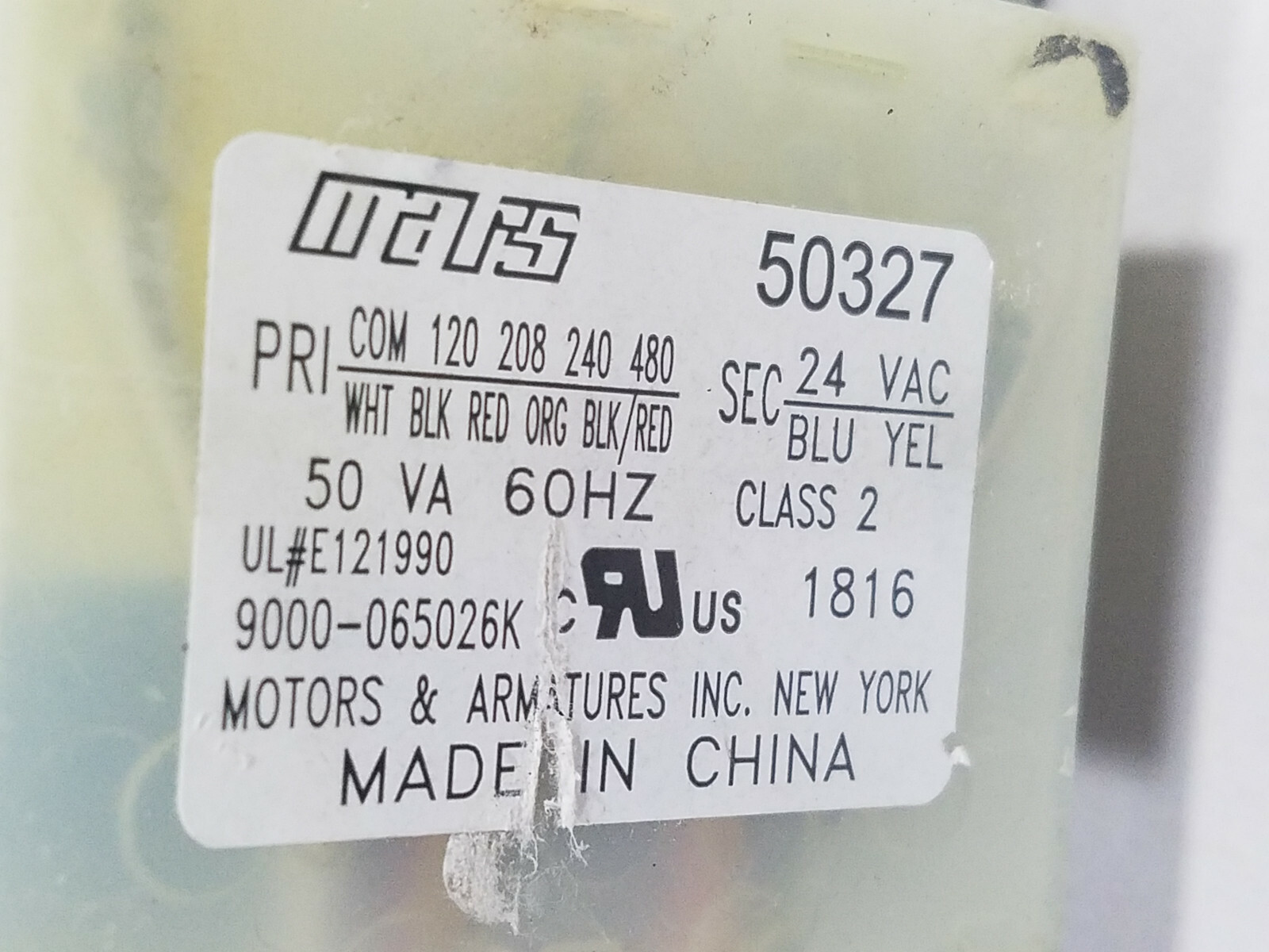 New MARS 50327 FURNACE TRANSFORMER 50VA | eBay