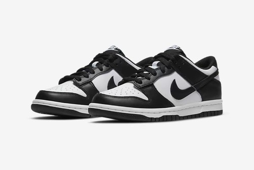 Nike Dunk Low Retro Panda Black White CW1590-100 GS Size 3.5Y/5 Wmns ...