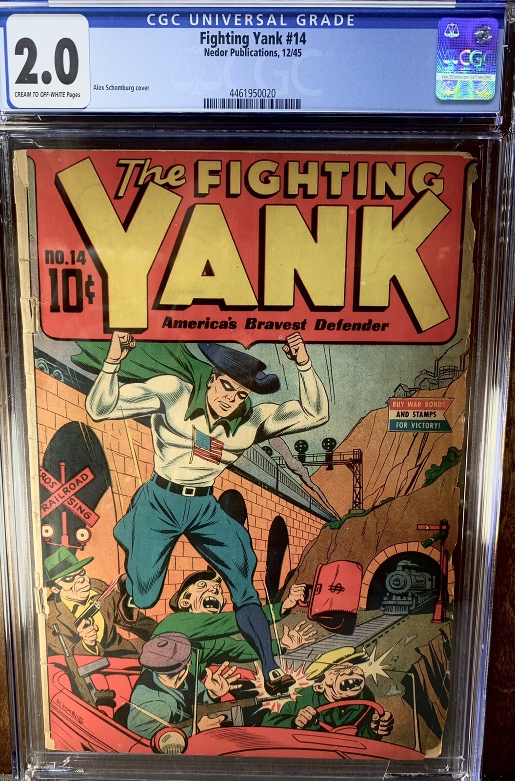 The Fighting Yank#14 1945 D.C.Comics CGC 2.0 “No Reserve Just Graded Attic Find” | eBay