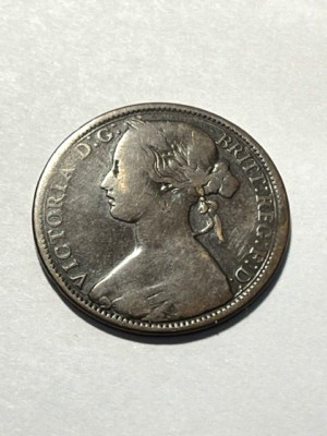 1865 Great Britain Penny Fine #18139 | eBay