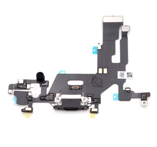 Apple iPhone 11 Charging Port Dock Connector Microphone Flex Black | eBay