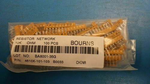 (25 PCS) 4610X-101-103 Bourns Resistor Networks & Arrays 10Pin 2% 10K ...