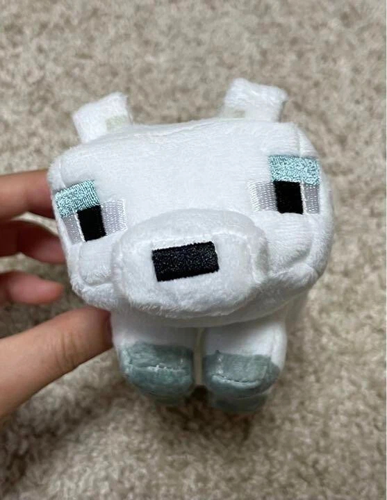 Minecraft Basic Arctic Fox Plush, Video-Game Character Soft, 47% OFF