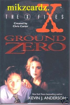 X-FILES "Ground Zero" (Anderson) Hard Cover Book | eBay