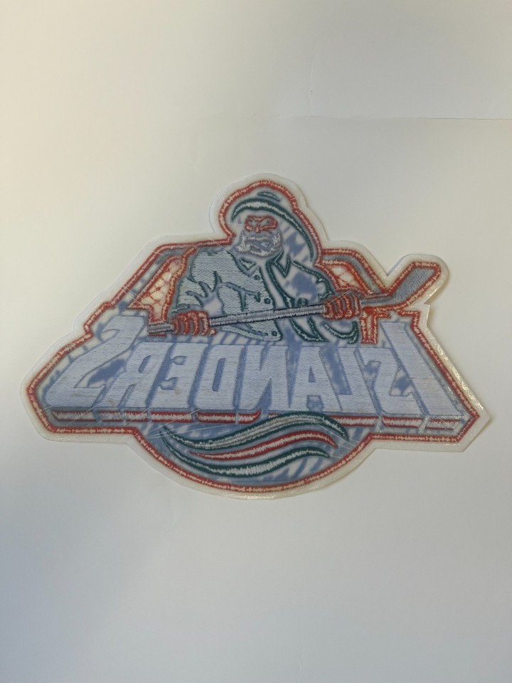 New York Islanders Fisherman Jersey Patch Blue Wave Large Front Crest ...
