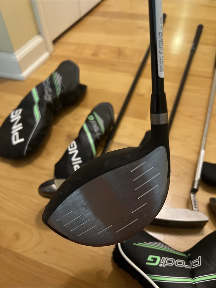 Ping Prodi G Driver, Hybrid, Putter, 9 & 7 Irons ,52 & 56 Degree Junior ...