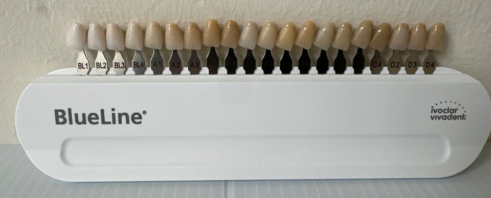 NEW BlueLine Ivoclar Viadent Shade Guide | eBay