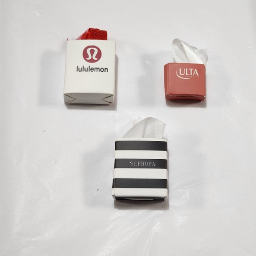 Dollhouse Miniature Sephora Ulta Lululemon Paper Shopping Bags | eBay