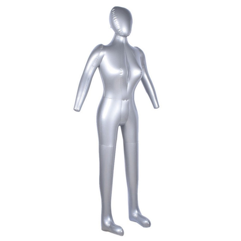 Pro Inflatable Full Body Female Model With Arm Mannequin Window Display ...