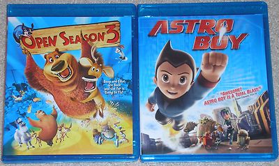 Kids Blu-ray Disc Lot - Astro Boy (Used) Open Season 3 (Used) | eBay