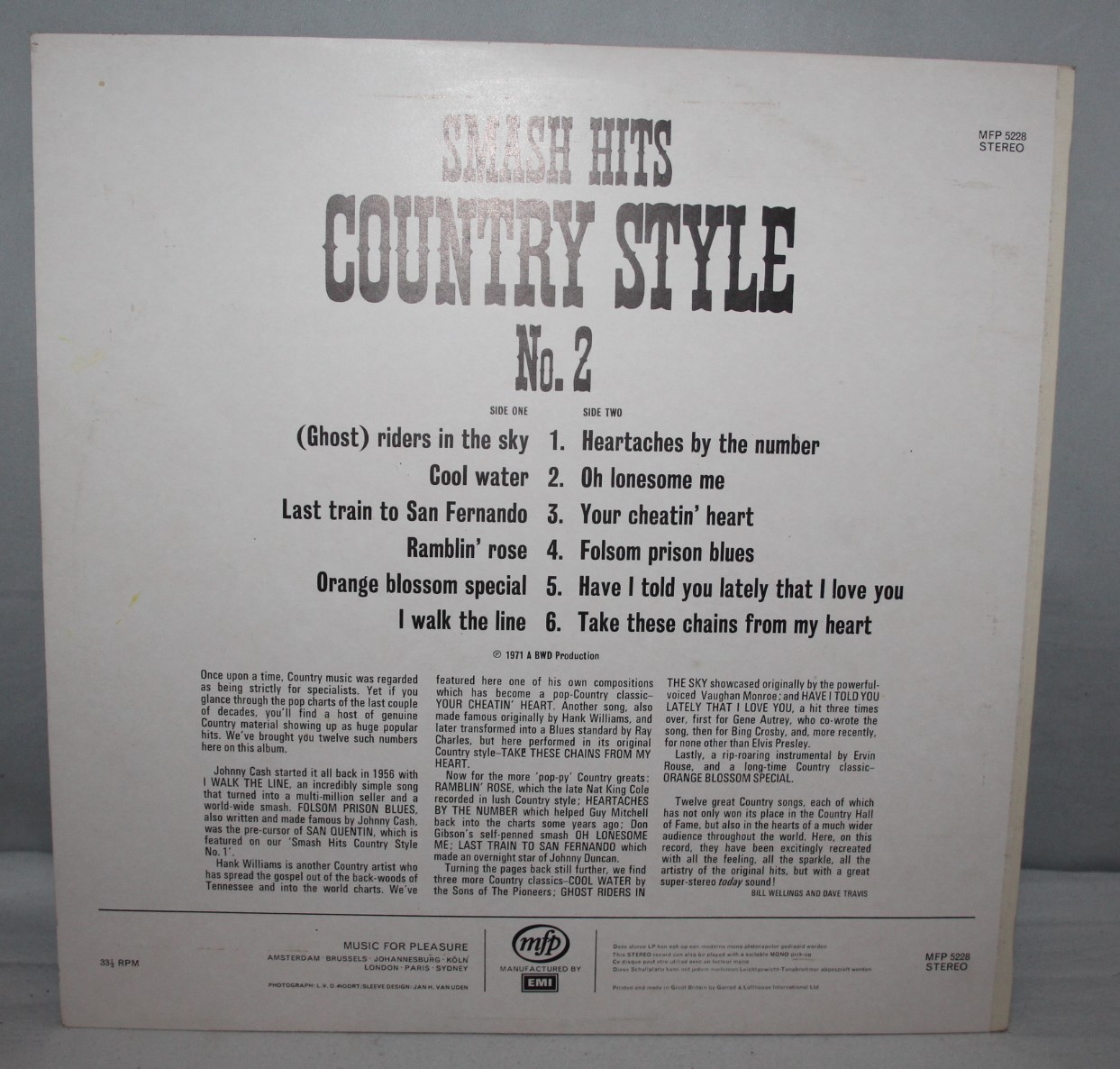 12" LP - Smash Hits Country Style No. 2 - MFP 5228 - 1971 | eBay UK