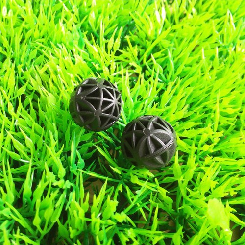 50Pcs 16/26mm Bio Balls Bag Filter Media Wet/Dry Koi Fish Pond Reef ...
