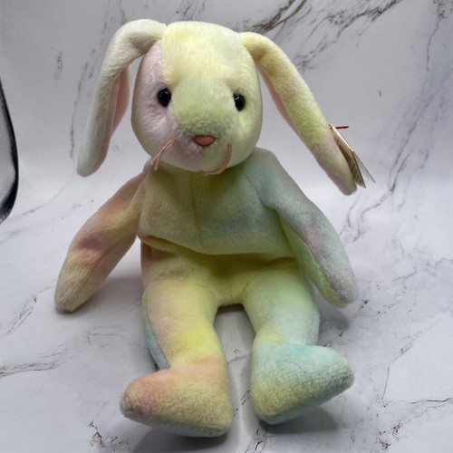 Ty Beanie Baby Hippie Tie-Dye Bunny Rabbit, May 4, 1998, Retired | eBay