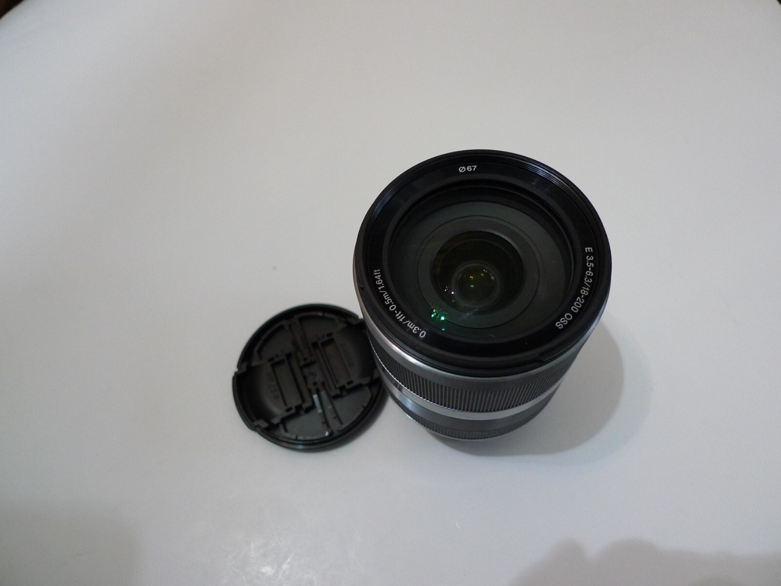 Great Sony SEL18200 18-200mm F3.5-6.3 OSS E-mount Zoom Lens Silver for ...