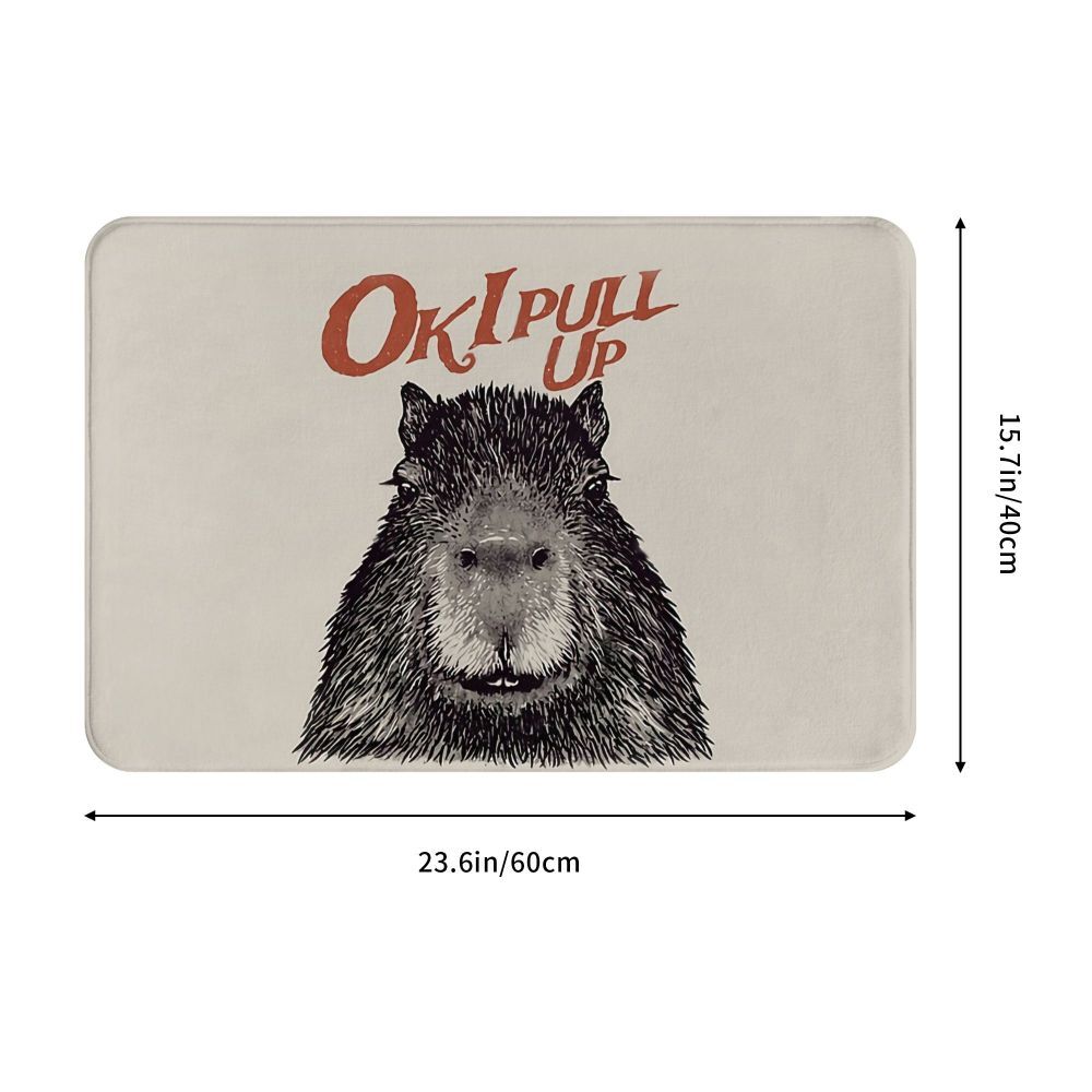 Capybara Animal Doormat Bath Bedroom Mat Prayer Carpet Home Modern ...