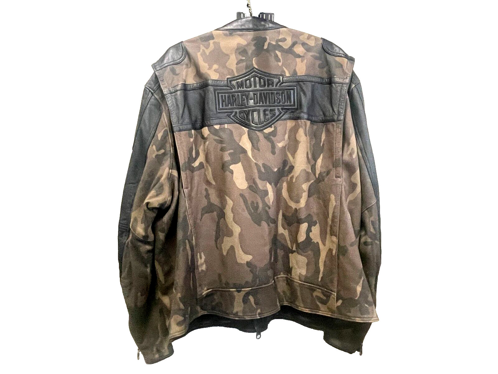 Harley Davidson Men NIGHTFALL Leather Jacket 4XL PLUS… - Gem