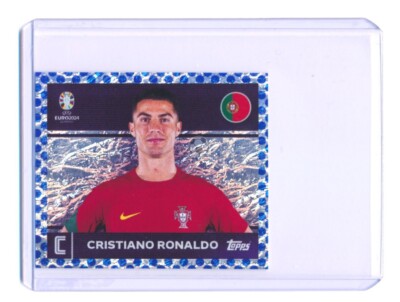 Topps Euro 2024 Swiss Edition Euro Border Parall. Sticker Cristiano ...