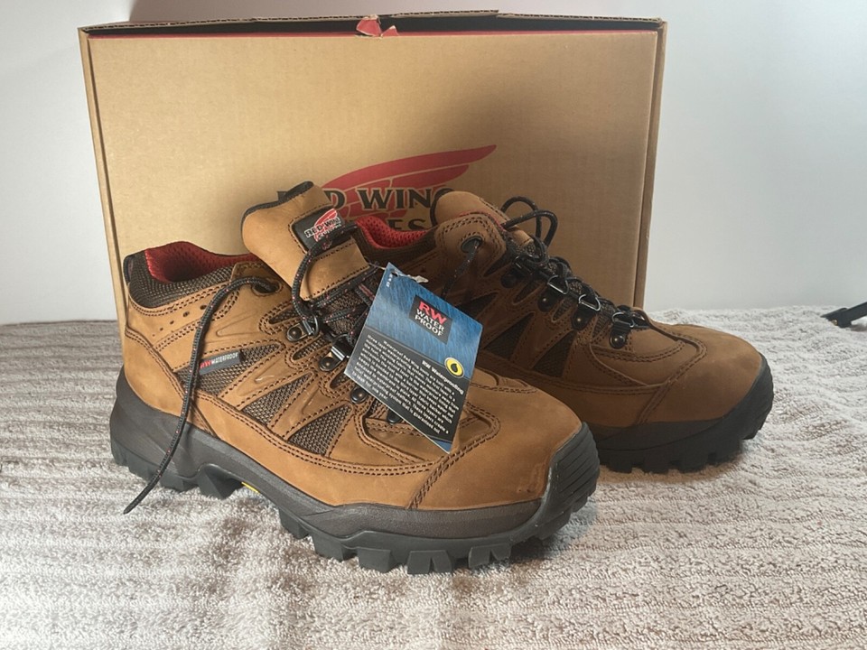Red Wing 8672 Brown TruHiker Waterproof Hiking Trail Work Boots ...