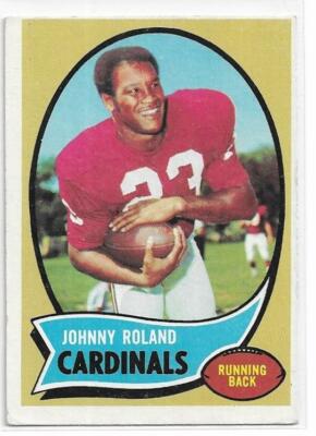 JOHNNY ROLAND 1970 Topps Football card #76 St. Louis Cardinals EX- | eBay