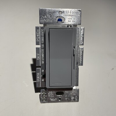 Lutron DVCL-153PR-GR Gray, Diva 120V Single Pole or 3-Way CFL/Dimmer ...
