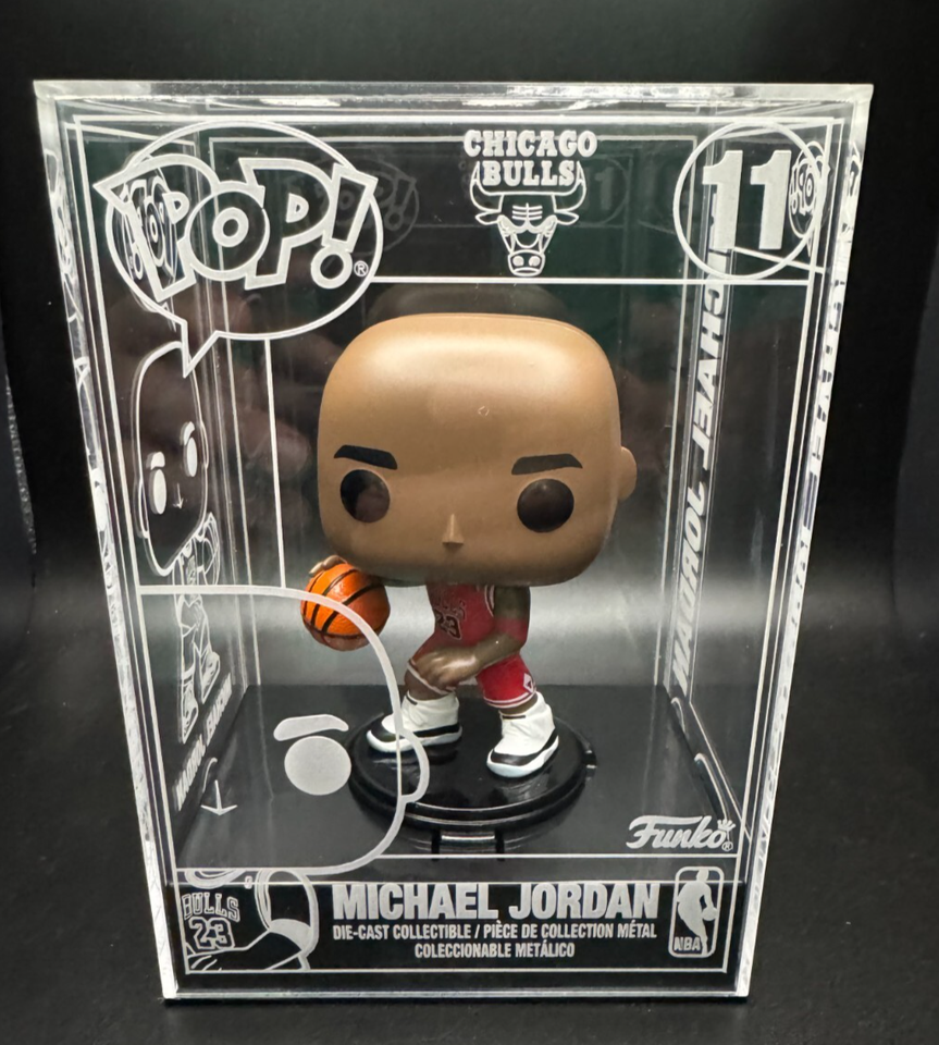 Funko Pop 🏀 #11 Michael Jordan 🏀 Die Cast 💎Funko Exclusive💎 🔥 Non ...