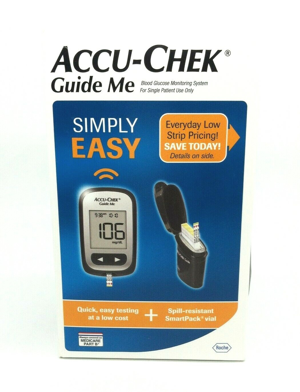 Accu-Chek Guide Me Blood Glucose Monitor - not warranted but sealed in ...
