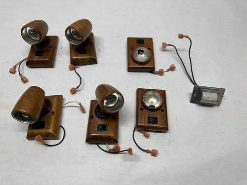 Custom Wooden 12v Overhead Lights Map Reading Lamp for Conversion Van ...