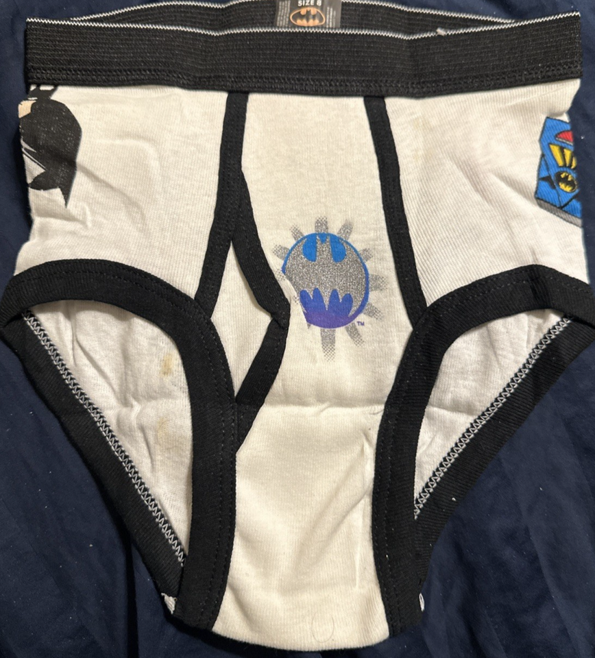 Vantage 1998 Fruit of The Loom Funpals Batman Boys Briefs Size 8 Pack ...