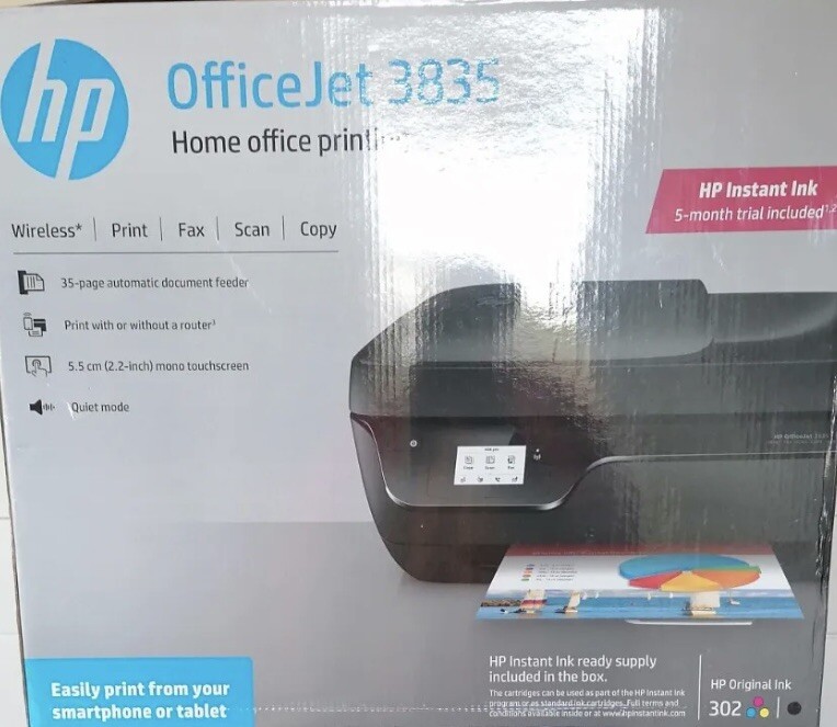 HP+OfficeJet+3835+All-in-One+Inkjet+Printer for sale online | eBay